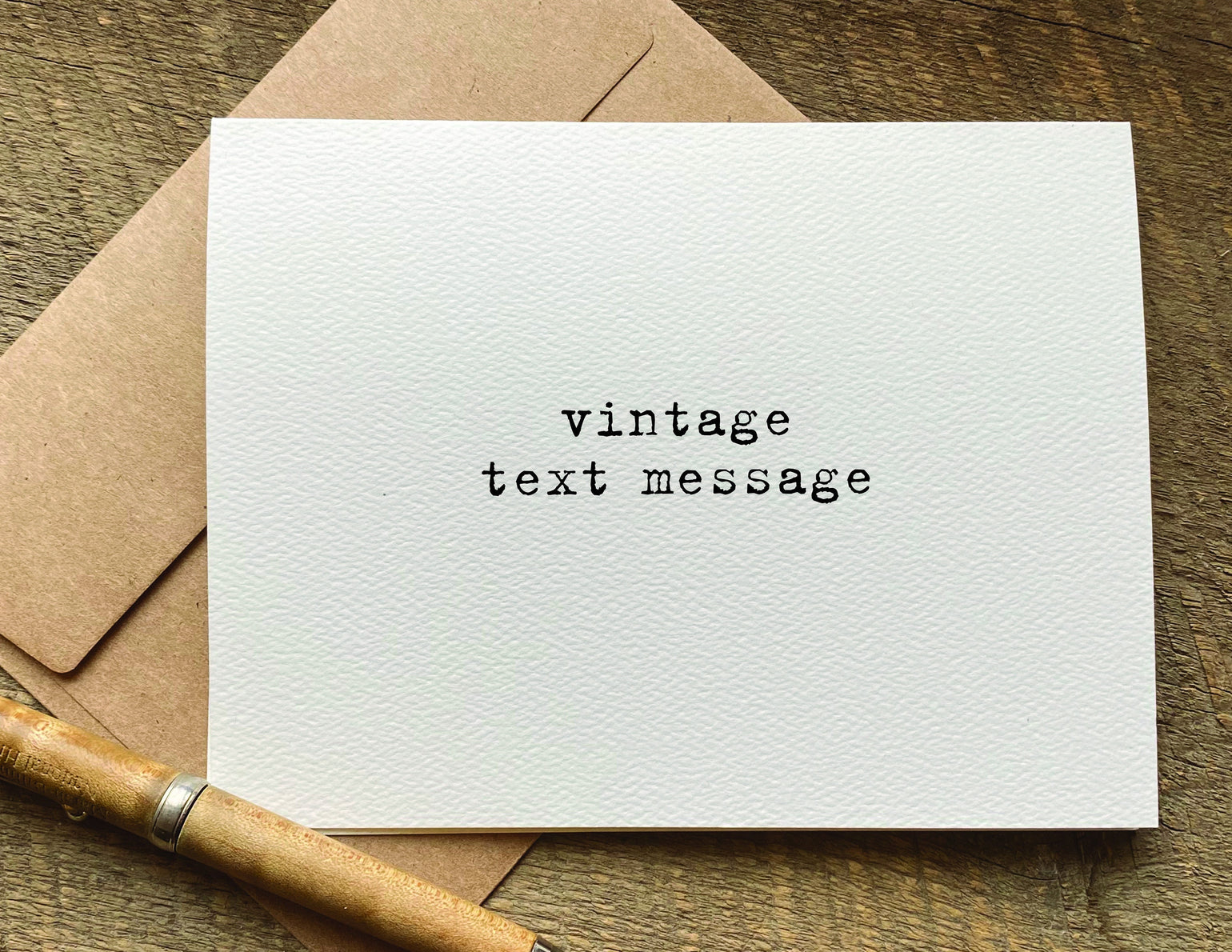 vintage text message / greeting card / unique cards – Quirky Card Company